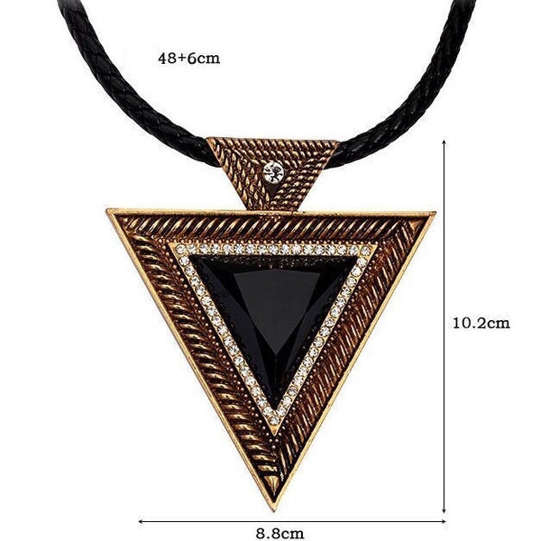 Inverted Triangle Exaggerated Necklace | BLINGG